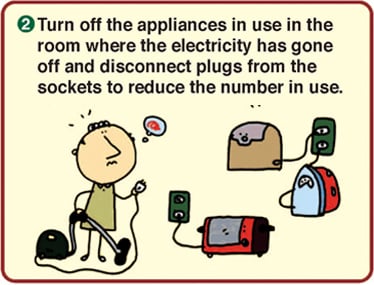 What to do in power failure [KEPCO]